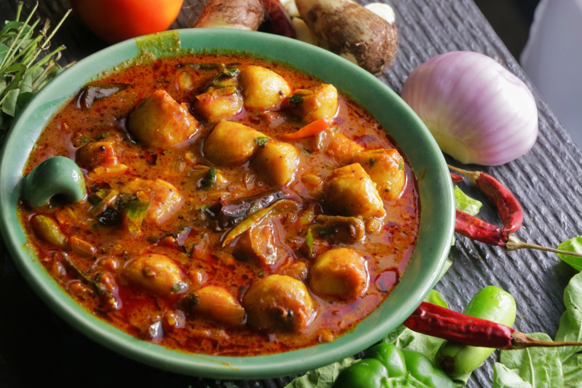 Arbi Sabzi | Colocasia Curry | Chemagadda Curry | Vismai Food