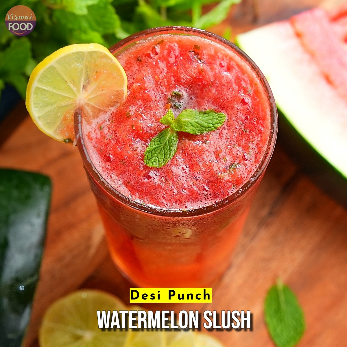 Chatpata Desi Style Watermelon Slush | Watermelon Slush | Watermelon Recipe | Vismai Food